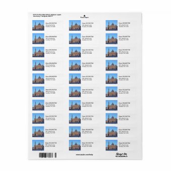 St. Peter's Square in Vatican City - Rome, Italy Label | Zazzle