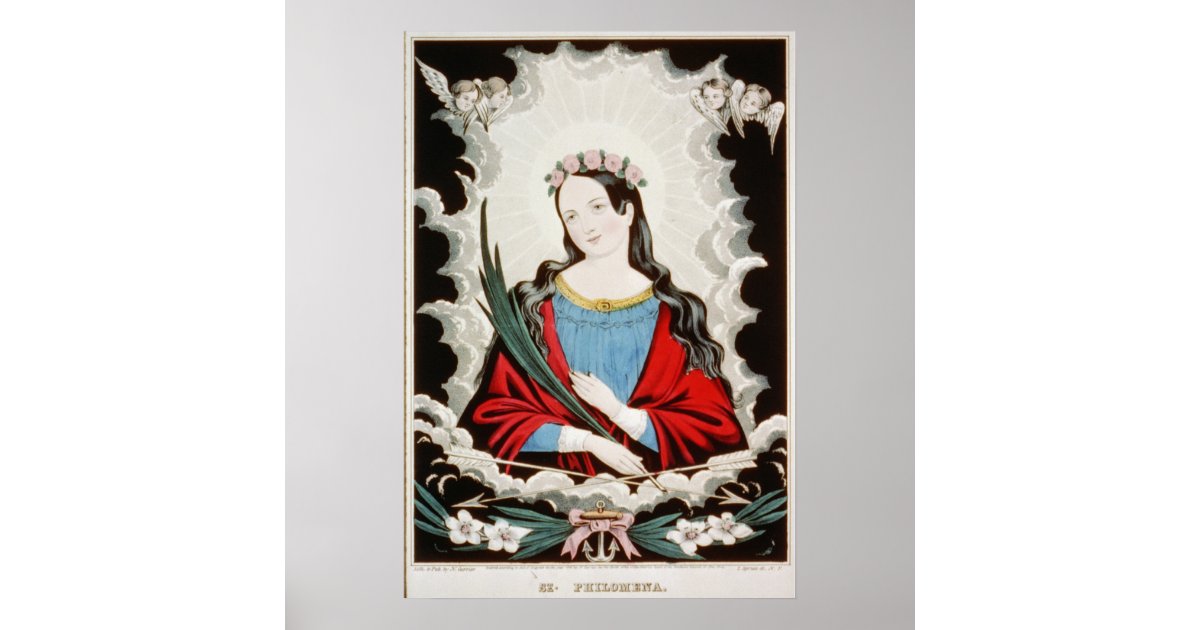 St. Philomena - 1845 Poster | Zazzle