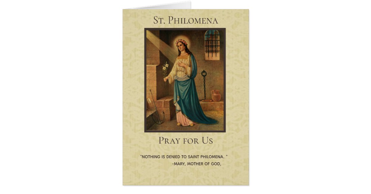 St. Philomena Powerful Novena Prayer | Zazzle