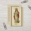 St. Philomena Wonderworker & Martyr Holy Card | Zazzle