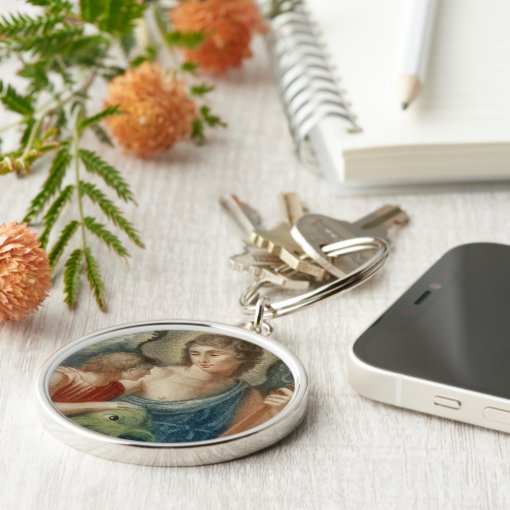 St. Raphael the Archangel (M 012) Keychain | Zazzle
