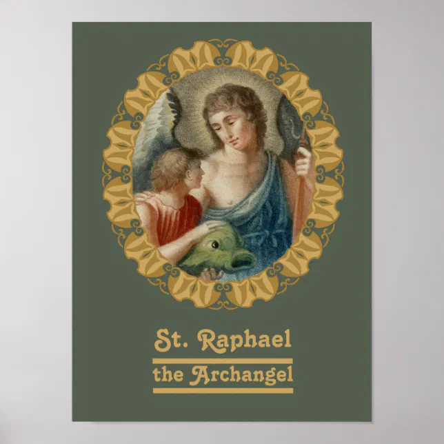 St. Raphael the Archangel (M 012) Poster | Zazzle