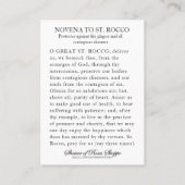 St. Rocco Roch Prayer against Corona Virus Card | Zazzle