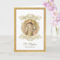 St. Stephen Catholic Patron Saint of Deacons Card | Zazzle