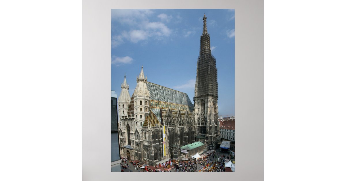St. Stephen's Cathedral, Vienna Austria Poster | Zazzle