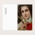 St. Therese Funeral Prayer Memorial Holy Card | Zazzle