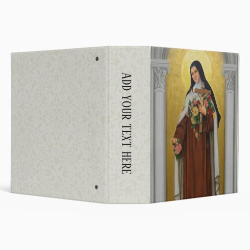 St. Therese of Lisieux Little Flower of Jesus 3 Ring Binder | Zazzle