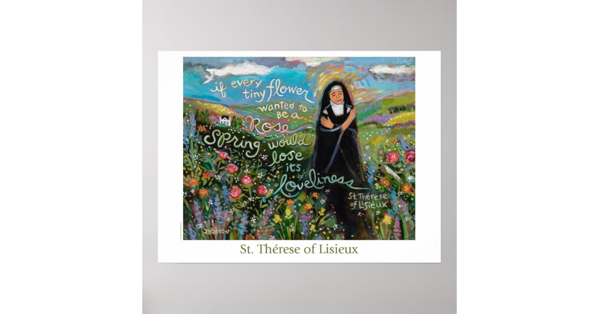 St. Therese of Lisieux Poster | Zazzle