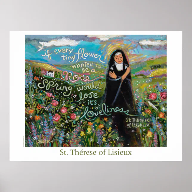 St. Therese of Lisieux Poster | Zazzle