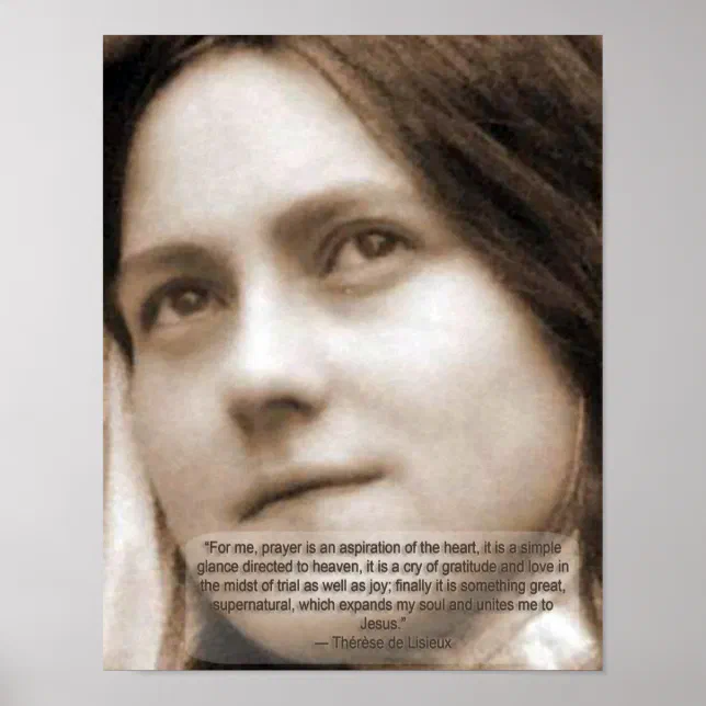 St Therese Quotes Poster | Zazzle