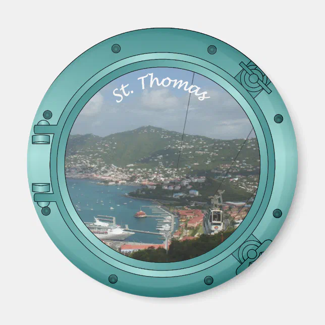 St Thomas Porthole Magnet | Zazzle