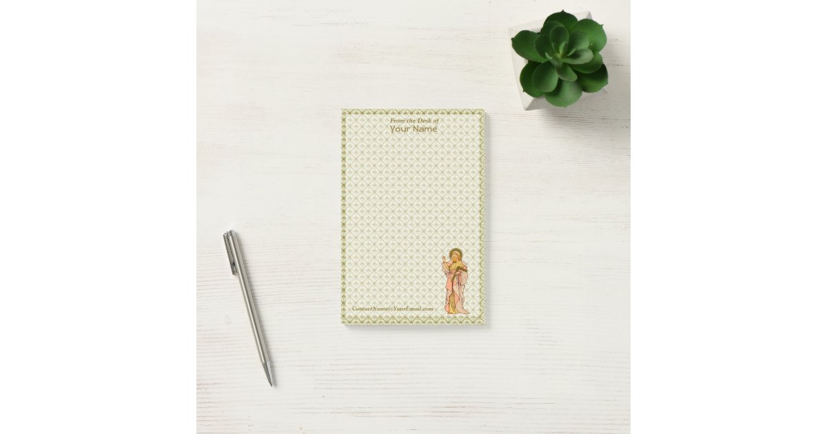 St. Thomas the Apostle (RLS 18, Style 2) 4"x6" Post-it Notes | Zazzle