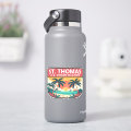 St Thomas U.S. Virgin Islands Retro Emblem Sticker | Zazzle