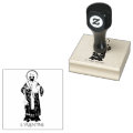 St. Valentine Priest Bishop Rubber Stamp | Zazzle
