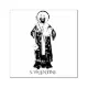 St. Valentine Priest Bishop Rubber Stamp | Zazzle