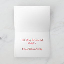 St. Valentine's Day Valentine Secret Admirer Holiday Card | Zazzle