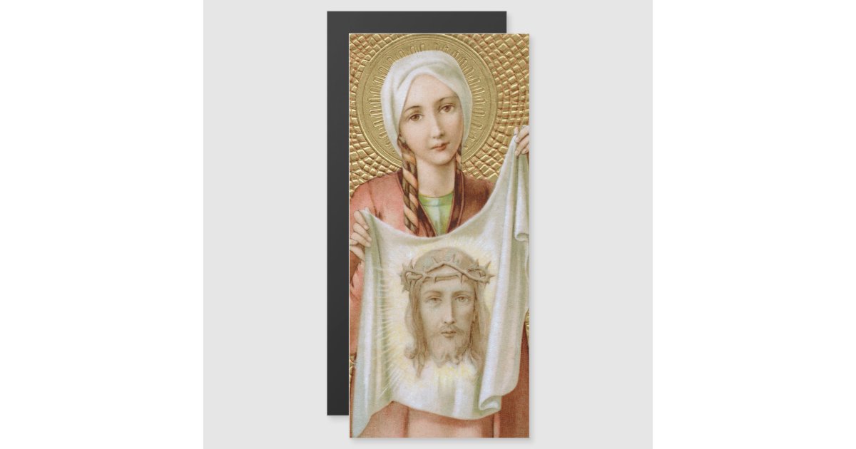 St. Veronica (JM 60) Magnetic Greeting Card | Zazzle
