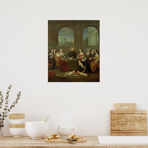 St. Vincent de Paul and the Sisters of Charity Poster | Zazzle