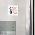 Stab A Mime Funny Fridge Magnet Humor Refrigerator | Zazzle