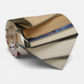Stack of books tie | Zazzle