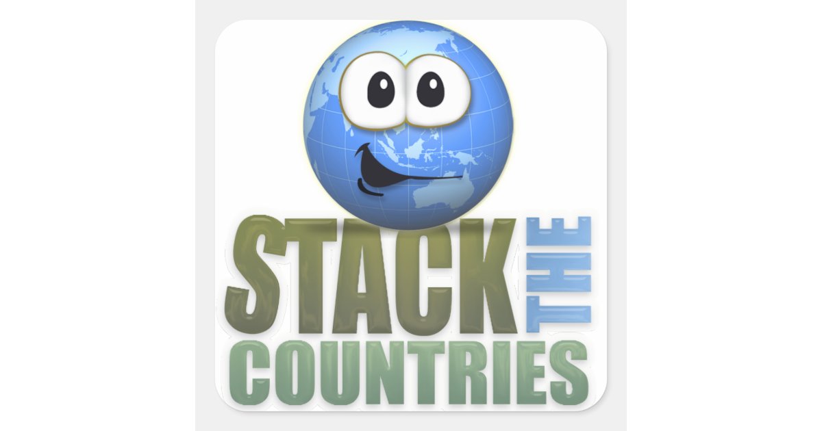 Stack the Countries Stickers | Zazzle
