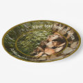 Stacked Firewood Fall Personalized Party Paper Plates | Zazzle