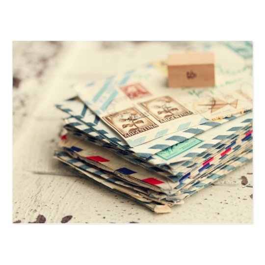 Stacks of Love Letters Postcard | Zazzle.com