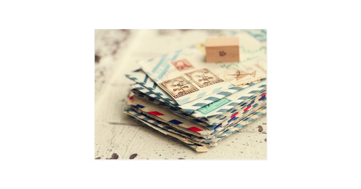 Stacks of Love Letters Postcard | Zazzle.com