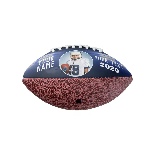 Stadium Lights Custom Football Blue | Zazzle