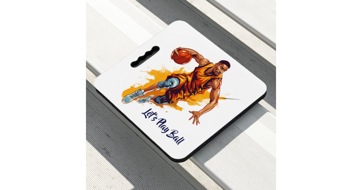 Stadium Seat Cushion-Basketball | Zazzle