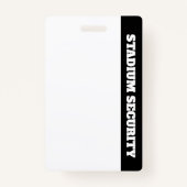 Stadium Security Badge | Zazzle