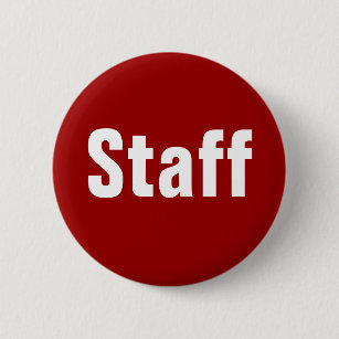 Event Staff Buttons & Pins - No Minimum Quantity | Zazzle