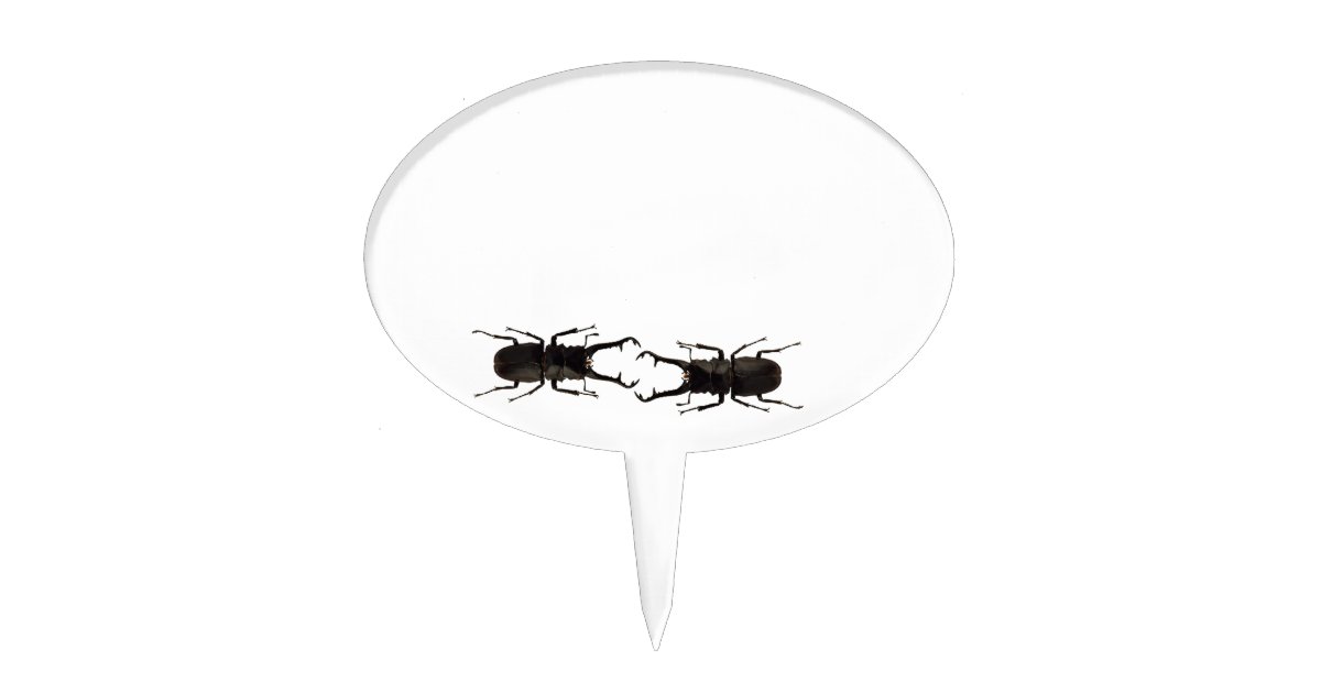 Stag Beetle Cake Topper | Zazzle