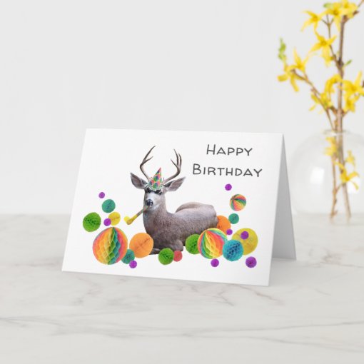 Stag Party Birthday Card | Zazzle