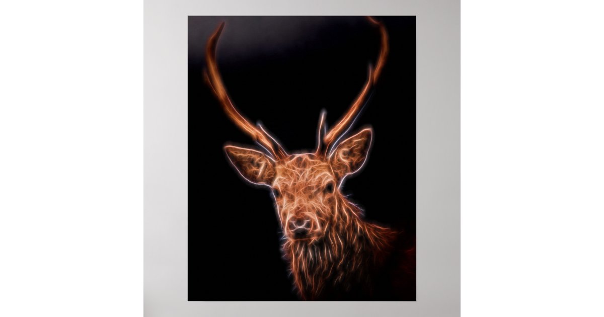 Stag Poster | Zazzle