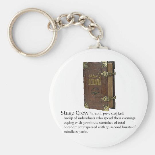 Stage Crew Keychain | Zazzle.com