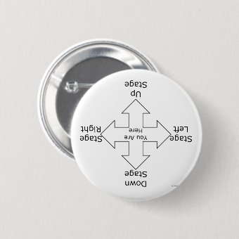 Stage Directions Button | Zazzle