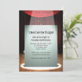 Stage Spotlight V2 5 x 7 inch Invitation | Zazzle