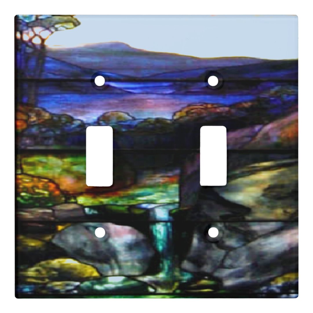 Stain Glass Nature Light Switch Cover | Zazzle