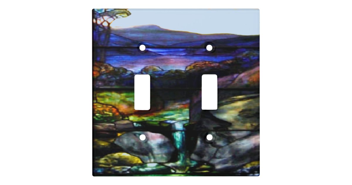 Stain Glass Nature Light Switch Cover | Zazzle