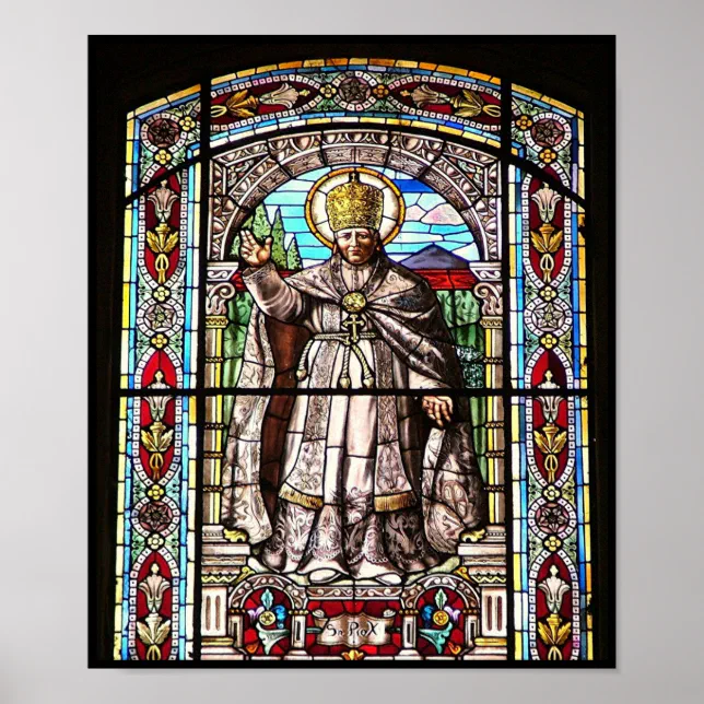 Stain glass poster | Zazzle