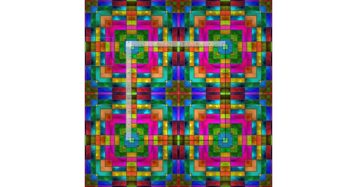 Stained Glass 4 Custom Fabrics Fabric | Zazzle