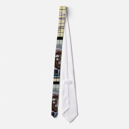 Stained Glass Art Nouveau Sea Scene Neck Tie | Zazzle