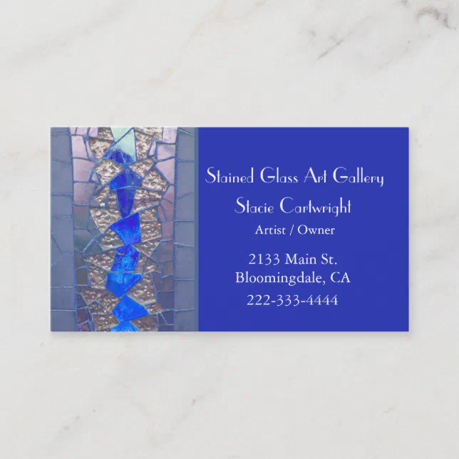 Stained Glass Business Card | Zazzle