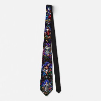 Stained Glass Church Windows Tie | Zazzle