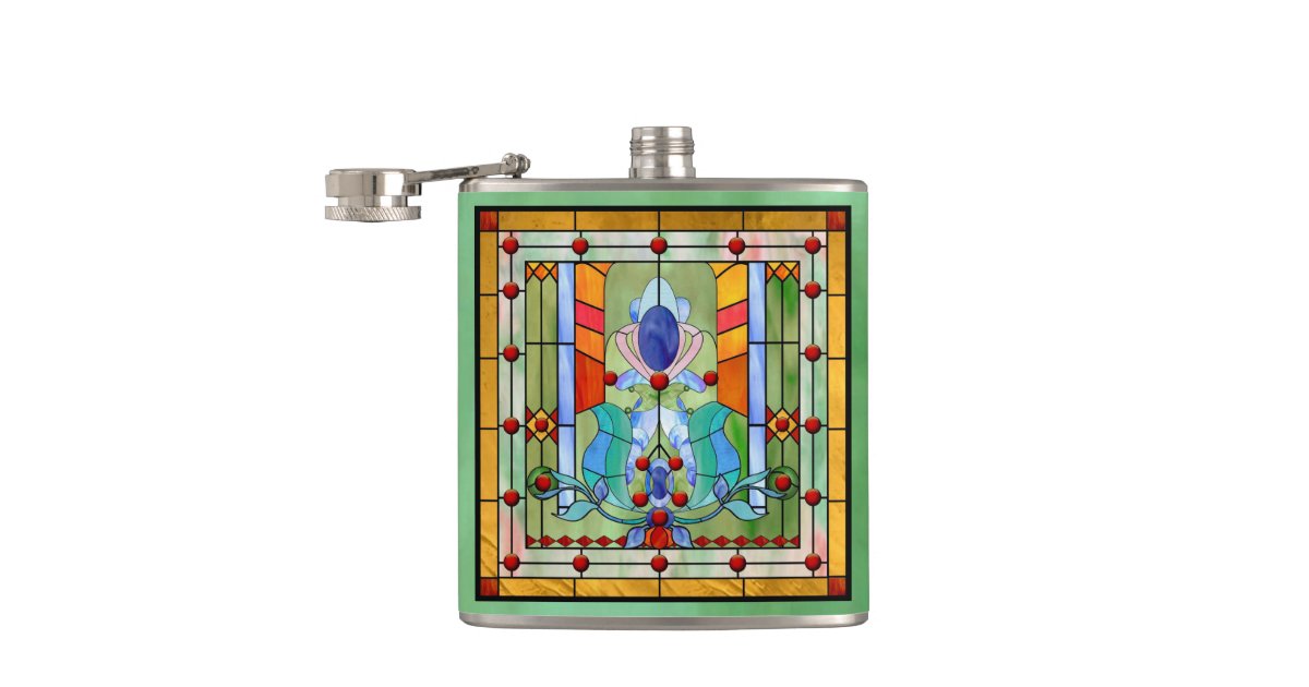 Stained Glass Fantasy Flask | Zazzle