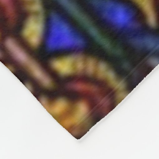 STAINED GLASS FLEECE BLANKET | Zazzle