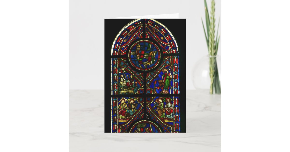 Stained Glass Greeting Card | Zazzle