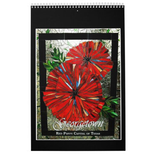 Stained Glass Mosaic Calendar | Zazzle