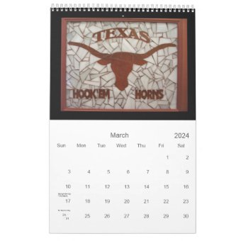 Stained Glass Mosaic Calendar | Zazzle